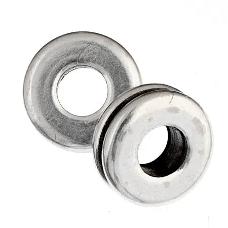 Metal Double Washer 7x2.9x3.2mm Antique Silver Nickel Free Lead-Safe ...