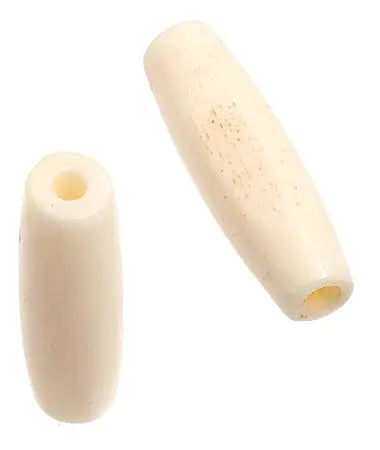 Bone Pipe 0.75in (19mm) Ivory Worked On Bone — Cosplay Supplies Inc