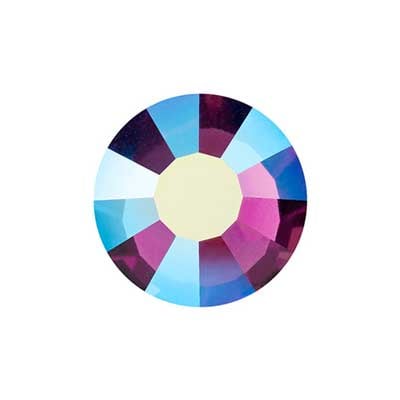 Preciosa Czech Crystal Viva12 Flat Back 438 11 612 Amethyst Aurora Bor ...