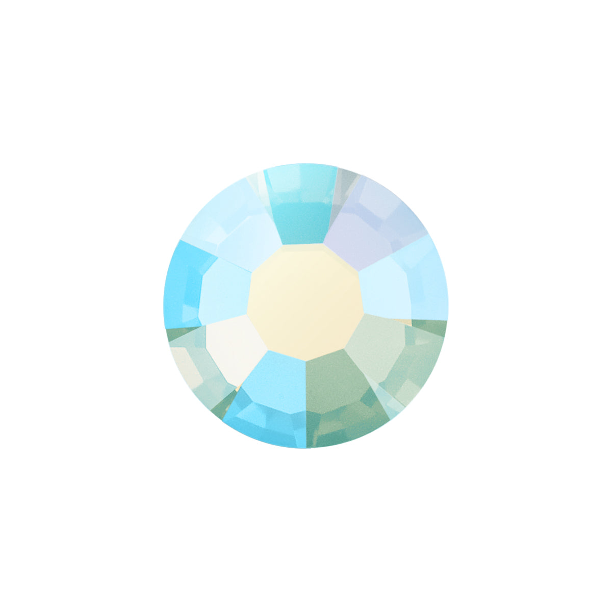 Preciosa Maxima Czech Crystal Flat Back 438 11 615 Chrysolite Opal Aur ...