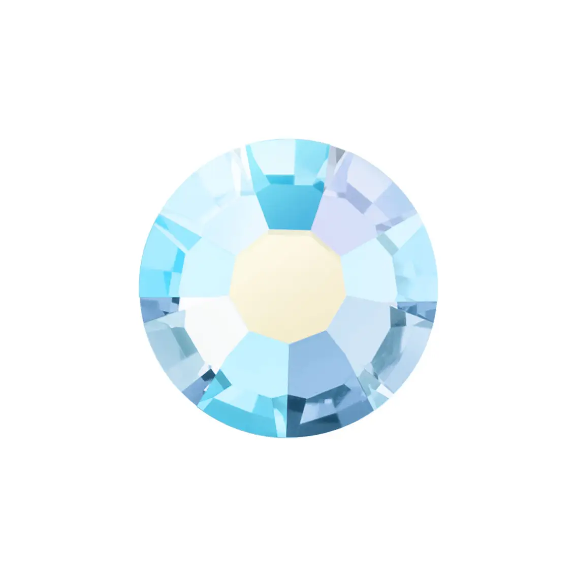 Preciosa Maxima Czech Crystal Flat Back 438 11 615 Light Sapphire Auro ...