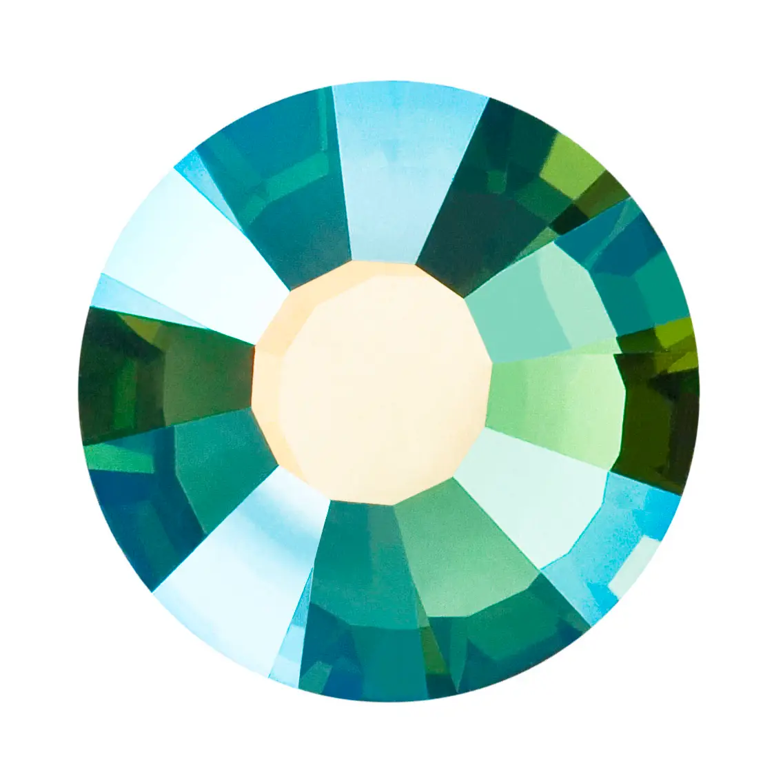 Preciosa Maxima Czech Crystal Flat Back 438 11 615 Shamrock Aurora Bor ...