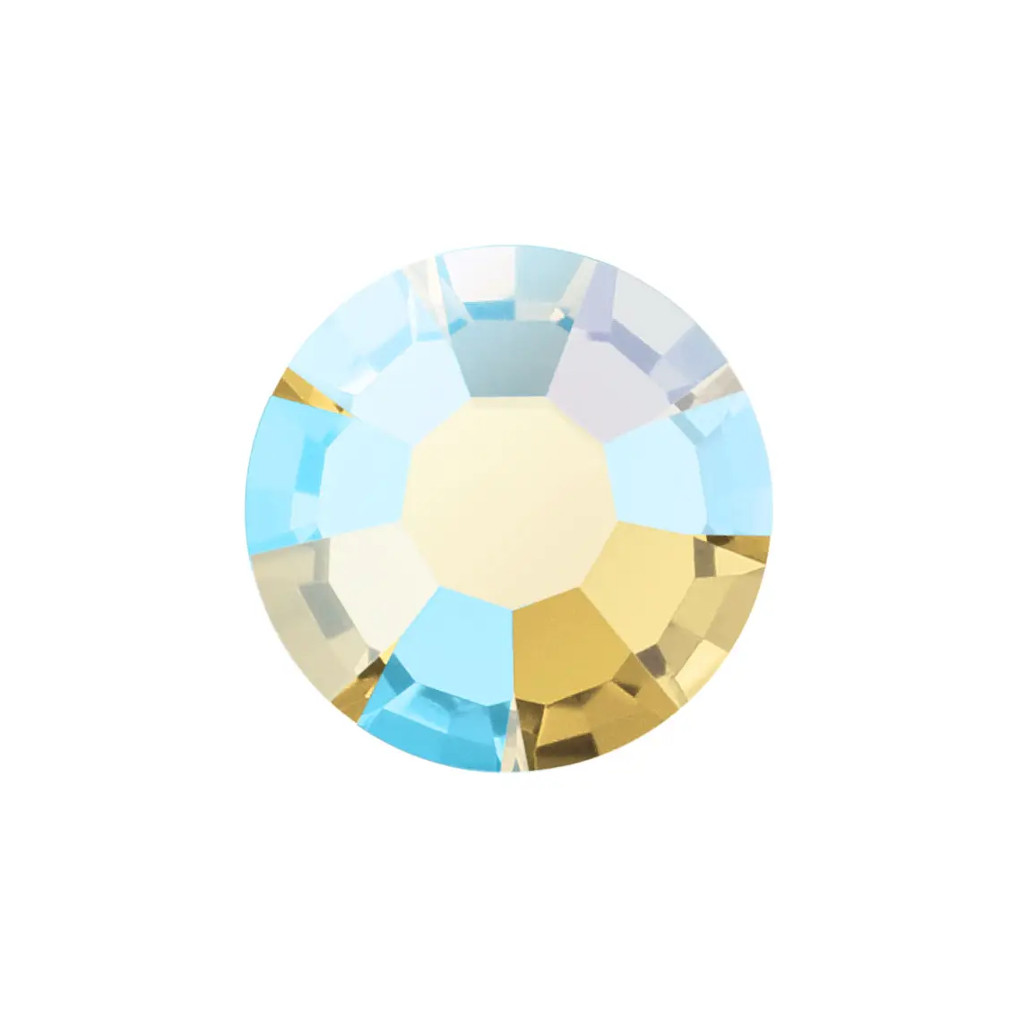 Preciosa Maxima Czech Crystal Flat Back 438 11 615 Light Topaz Aurora ...