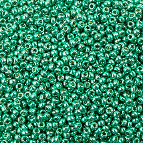 Miyuki Seed Bead 11/0 Duracoat Galvanized Dark Mint Green - 22g Vials ...