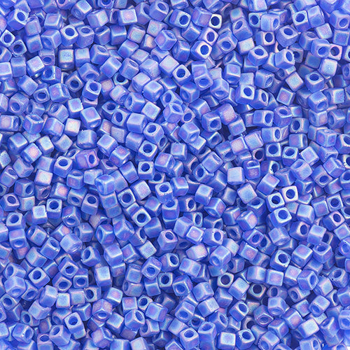 Miyuki Square/Cube Beads 1.8mm Cobalt Transparent AB Matte — Cosplay ...