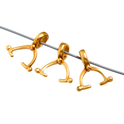 Bronze Bail For Side Holes 6mm W/ 5mm Loop — Cosplay Supplies Inc