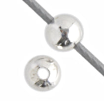 SS.925 Smooth Seamed Bead 2.5mm/.032in Approx 2.9g — Cosplay Supplies Inc