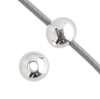 SS.925 Bead - Smooth Seamless 2mm W/.9mm Hole Approx 1.8g — Cosplay ...