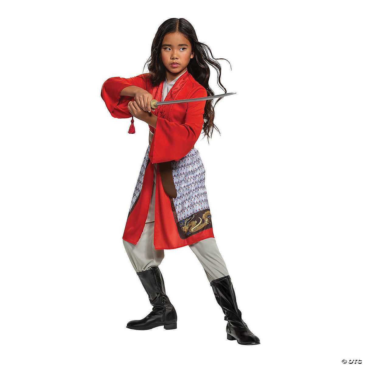 Child Classic Mulan Hero Red Dress Costume — Cosplay Supplies Inc