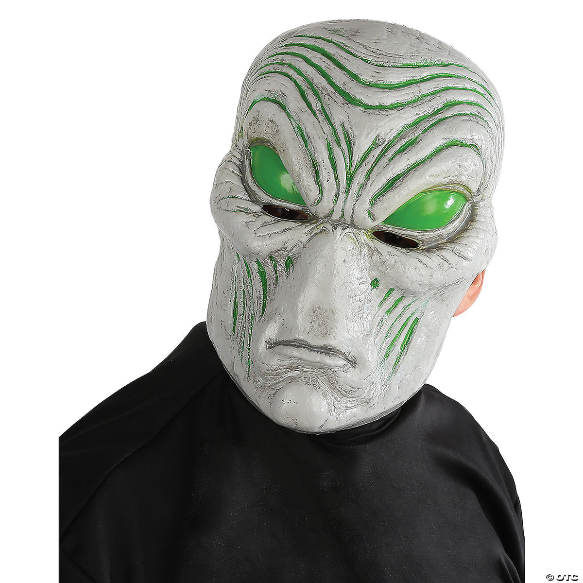 Adults Light-Up Gray Alien Mask — Cosplay Supplies Inc