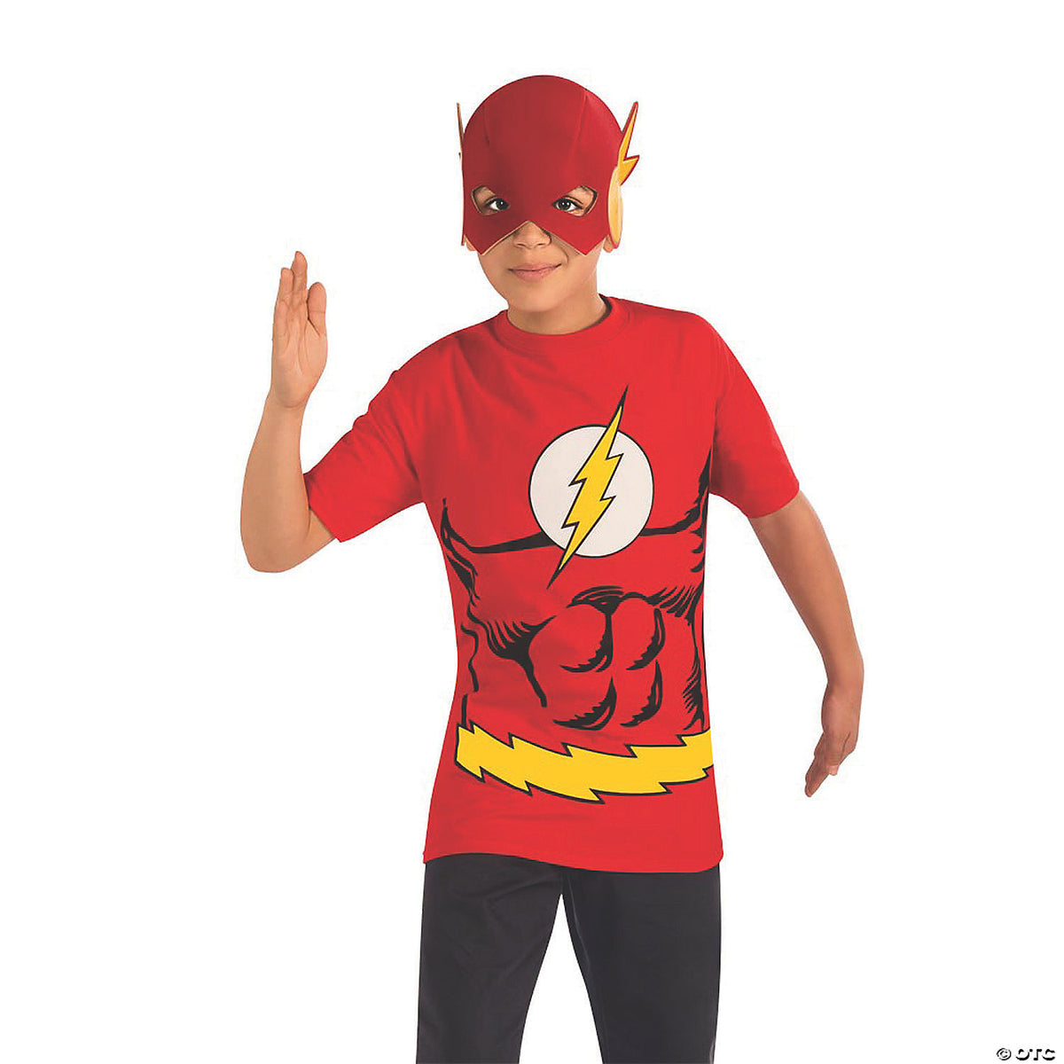 Boy's Flash Shirt Costume - Medium — Cosplay Supplies Inc