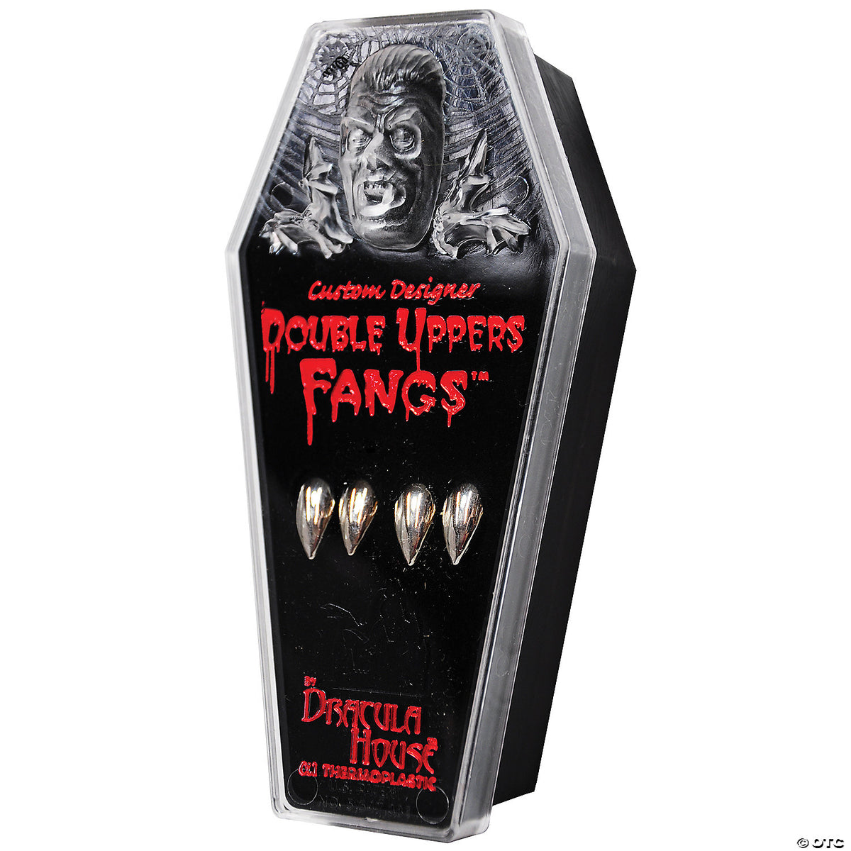 Chrome Double Upper Fangs — Cosplay Supplies Inc