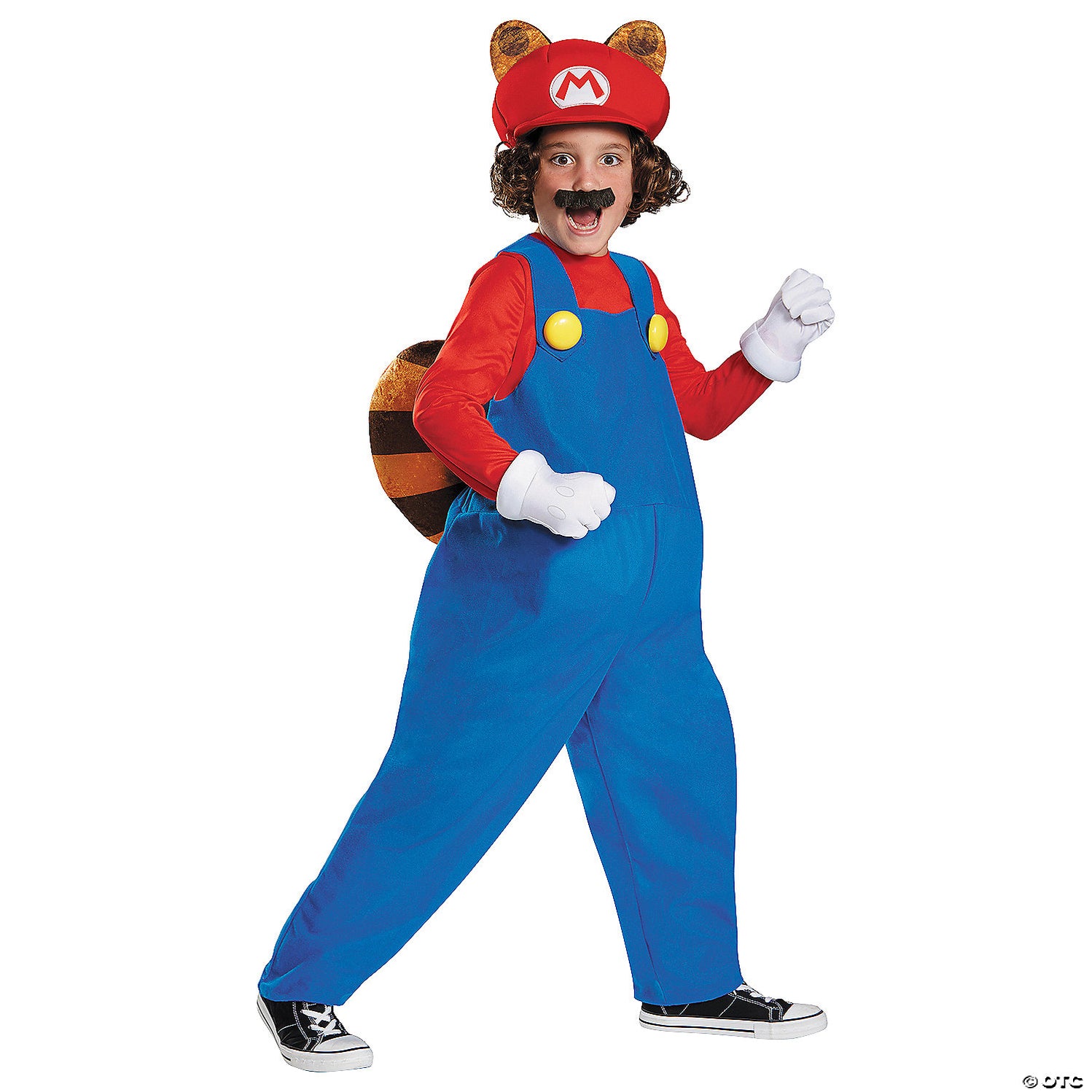 Kids Deluxe Super Mario Bros. Raccoon Costume — Cosplay Supplies Inc