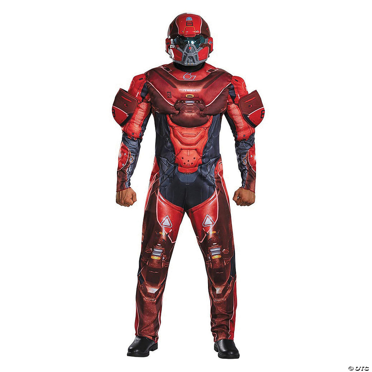 Men's Plus Size Halo Red Spartan Costume — Cosplay Supplies Inc