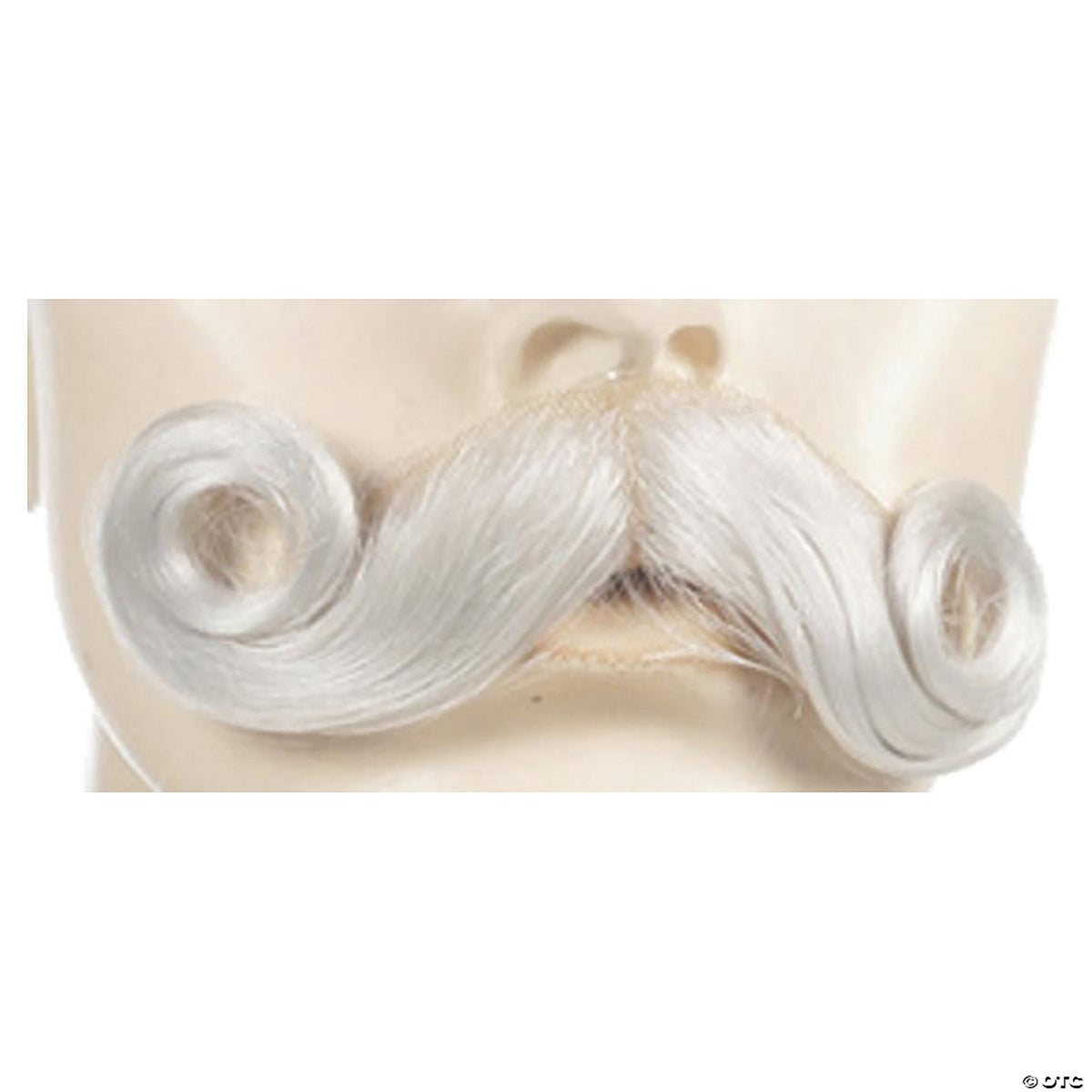Santa Mustache Full Curl - Synthetic — Cosplay Supplies Inc