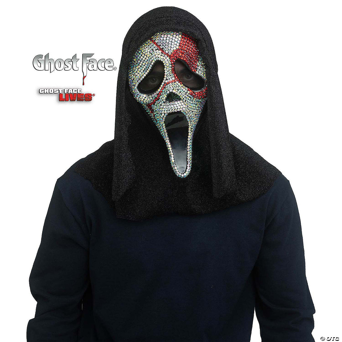 Adults Scream Ghost Face® Bloody Bling Mask Costume Accessory — Cosplay ...