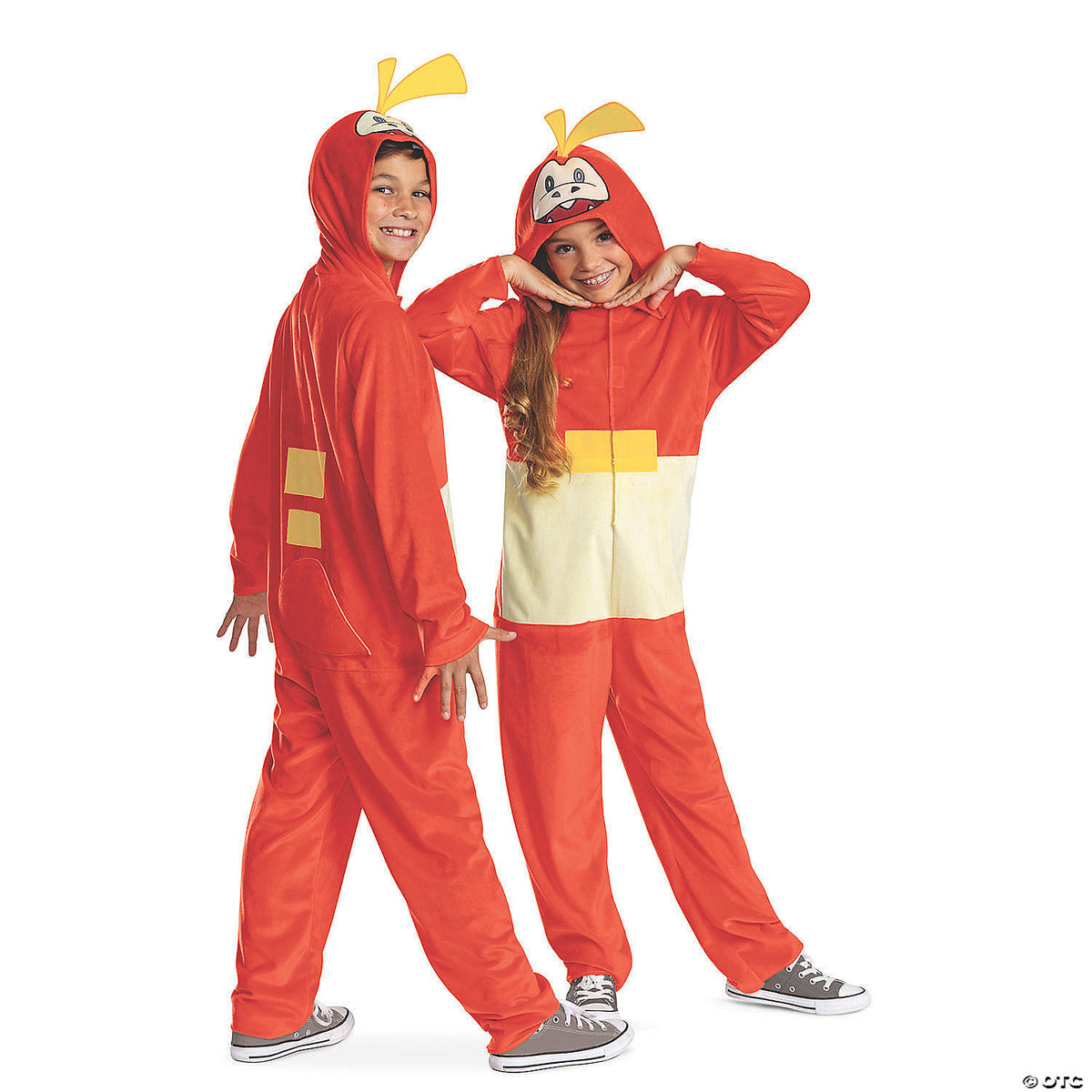 Kids Classic Pokémon Fuecoco Hooded Jumpsuit Costume — Cosplay Supplies Inc