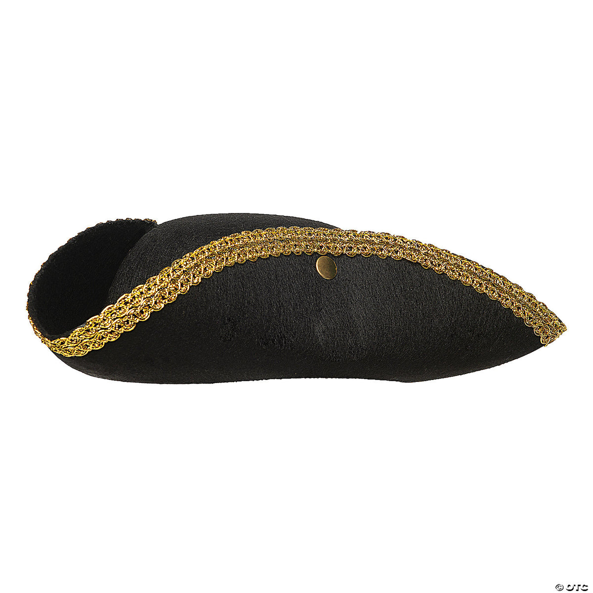 Tri Corner Hat With Gold Trim — Cosplay Supplies Inc